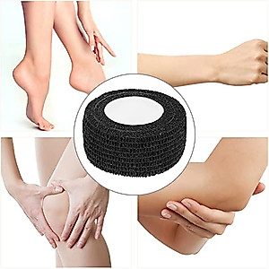 VANZACK Athletic Tape 1 Roll Finger Foot Tape Head Wraps Self Adhesive Sports Vet Tape Finger Tape Tensor Bandages Calf Stretch Supplies Compression Lovers
