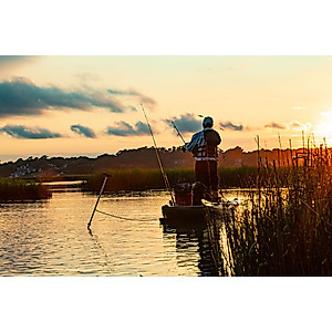 Stick It Anchor Pins for Shallow Water- Anchor Pin System and 8' White Pin