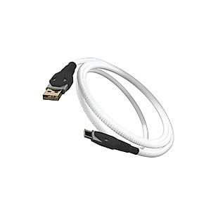 Gioteck Viper Pack - Gaming Cable HDMI PS5/Xbox Series x Premium 2.1 8K and USB C Fast Charge, 3 m Nylon Cable with 24K Connectors - Compatible with PS4/PS5/Xbox One/Series/PC - White