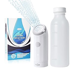 Travel Bidet Portable Handheld Bidet Electric Mini Toilet Bidet Sprayer Suitable for Women/Men, Personal Cleansing,Soothing Postpartum,Hemorrhoid and Perineal Care,Camping Cleaning,Baby Elderly Care