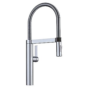 BLANCO, Satin Nickel 441332 CULINA Semi-Pro Kitchen Faucet with Magnetic Handspray, 2.2 GPM