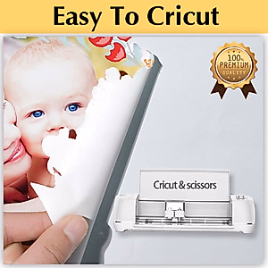 TransOurDream Tru-Heat Transfer Paper for Inkjet Printer (10 Sheets, 8.5x11") Printable Heat Transfer Vinyl for T Shirts Iron on Transfers for Dark Fabrics