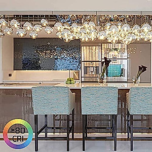 Makergroup 2.5W G9 LED Light Bulb, 20W 25W G9 Halogen Lamp Replacement Warm White 2700K 3000K Color for Chandelier Pendant Lights Wall Sconce Lights 120V Not Dimmable 6-Pack