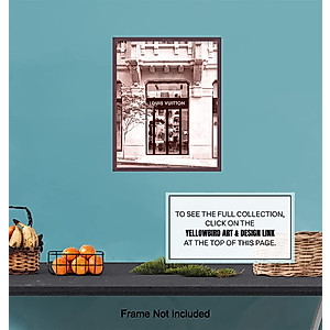 Fashion design Storefront Wall Art & Decor - Luxury Haute couture Designer Photograph - Pink Living room decoration Bedroom Decor for Women - Yellowbird Art & Design Home Poster UNFRAMED 8x10