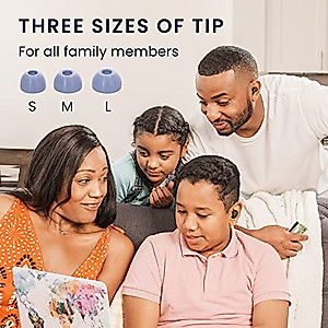 kwmobile Replacement Ear Tips Compatible with Samsung Galaxy Buds 2 - Set of 6 - Memory Foam Eartips - Lavender