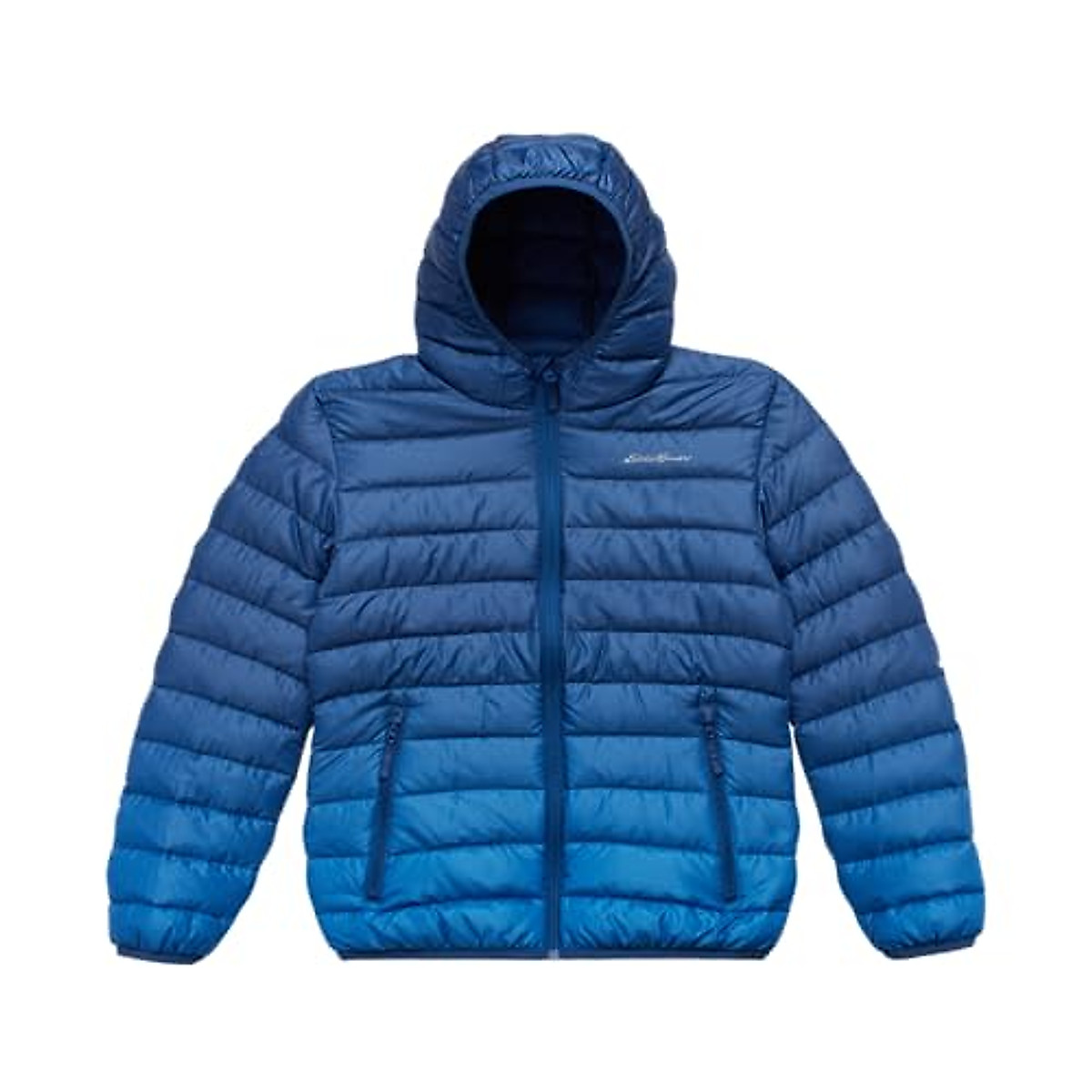 Eddie Bauer Boys' Jacket - CirrusLite Weather Resistant Down Coat for Boys - Insulated Quilted Bubble Puffer (3-20), Size 18-20, Cobalt