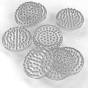 DIY Doctor Furniture Caster Cups - Furniture Coasters for Heavy Furniture - Carpet Protectors for Furniture Legs - Carpet Savers - 53 Spikes on Each Cup - Pack of 8