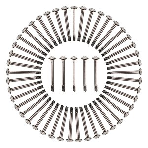 Hemobllo 50pcs Computer Case Accessories Screws Tapping Screw Ventilateur Cooler Fan Computer Case Fan Screw Black Fan Computer Fans Kraken Z73 RGB Ceiling Fans Black Ceiling Fan CPU Iron