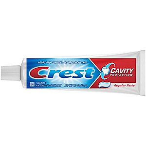 Crest Fluoride Anticavity Toothpaste, Prevents Cavities Before They Start, Regular Paste, 8.2 Ounce (Pack of 5)
