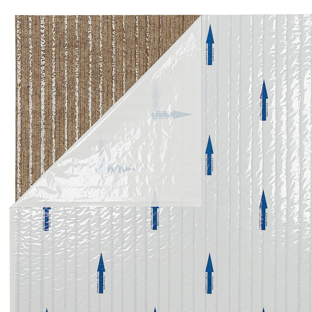 Mohawk Home 24" x 24" Indoor/Outdoor 0.25" Pile Height, Peel and Stick Carpet Tile, Brown Polyester, (15 Tiles) (60 sqft/Box)