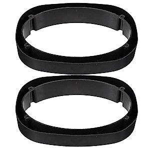 Milisten 2 Pcs Speaker Adapter Spacer Ring Black Replacement Audio Washer Ring for Car Audio Speaker Accessories