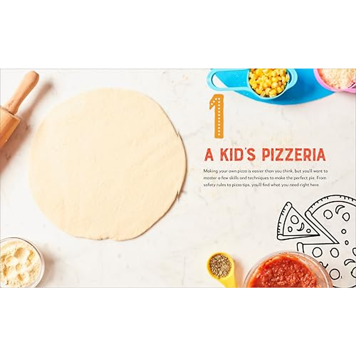 Pizza School: A Kids' Cookbook for Aspiring Pizza Makers
