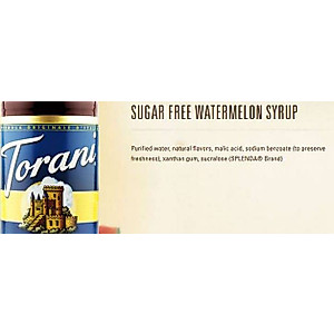Torani Sugar Free Watermelon Syrup, 750 Ml