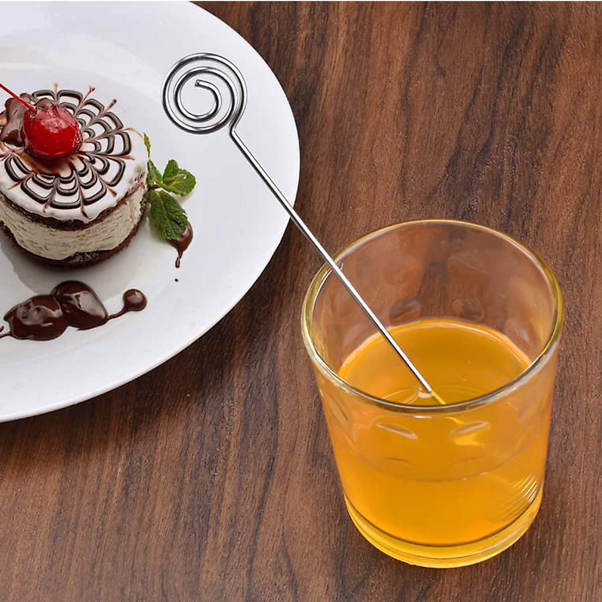 GRUB'S UP Honey Dipper Stick, 10 PCS Pack Stainless Steel Honey Dispenser Stirrers 7.8'', Honey Jam Syrup Dipper Stick Honey Spoon Dipper for Honey Pot Jar