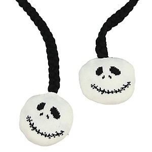 Nightmare Before Christmas Jack Skellington Allover Print Laplander Beanie White