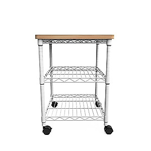 Safco Products Deskside Wire Machine Stand, Holds up to 200 lbs. White