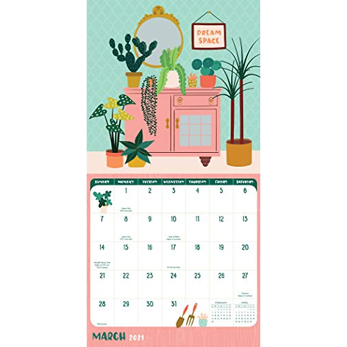 Crazy Plant Lady Mini Wall Calendar 2021