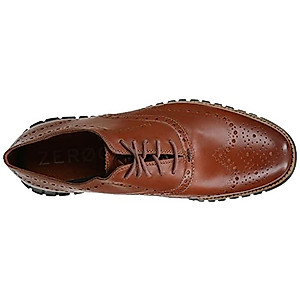 Cole Haan Men's Zerogrand Wing OX Oxford, british tan leather/java, 11 M US