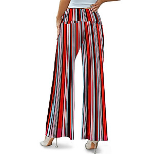 Arolina Women's Stretchy Wide Leg Palazzo Lounge Pants Casual Comfy High Waist Palazzo Pants