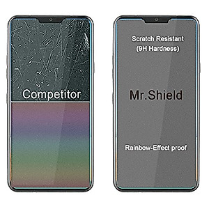 Mr.Shield [3-PACK] Designed For LG G7 ThinQ [Tempered Glass] Screen Protector [Japan Glass With 9H Hardness] with Lifetime Replacement