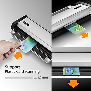 Plustek Mobileoffice D430 Portable Duplex Commercial Duty Document and Card Scanner, Perfect for Front Desk Use, Powerful Document Management Solution