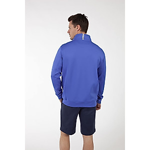 Bobby Jones Performance RTJ Quarter-Zip Pullover (Medium, Marina Blue)