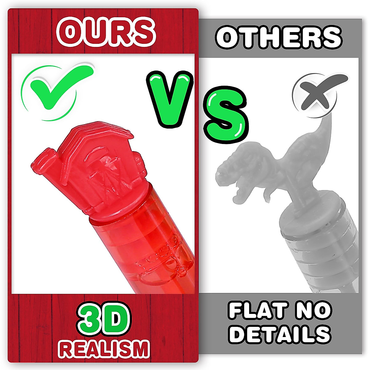 32Pcs Animal Farm Bubbles with Display Box, Party Favors for Kid, Mini Dog/Horse Bubble Wands Bulk, Birthday Decoration, Pinata Filler, Goody Bag Stuffers Supplies, Carnival Prizes, Classroom Gift Toy