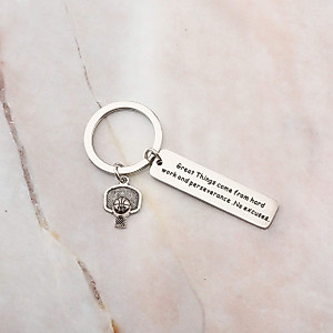 AKTAP Basketball Player Gift Basketball Lover Keychain Gift For Basketball Team