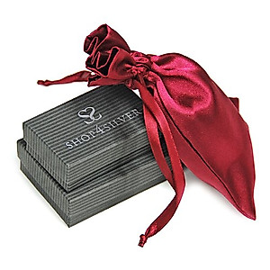 Stainless Steel Chocolate Plated 40mm Oval Hoop Earrings