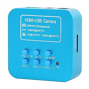 Microscope Accessories Kit for Adult 36MP 2K 1080P 60FPS H_DMI USB Electronic Video Microscope Camera 100X 130X 200X 500X Zoom C-Mount Lens for Motherboard Detection Accessory (Color : Camera)
