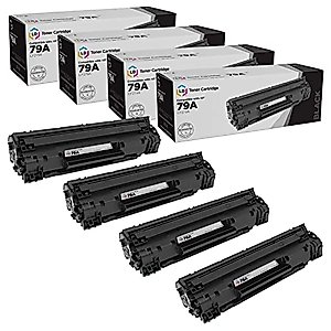 LD Products Compatible Toner Cartridge Replacement for HP 79A CF279A (Black, 4-Pack) Compatible with Laserjet Pro: M12a, M12w, MFP M26a & MFP M26nw