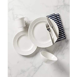 KATE SPADE Wickford 4-piece Place Setting, 5.4 LB, White
