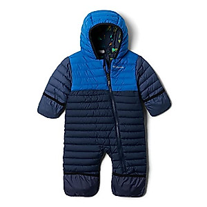 Columbia Baby Powder Lite Reversible Bunting, Collegiate Navy/Bright Indigo/Dark Mountain, 18/24