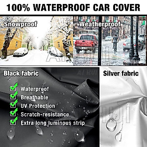 AI HUI Waterproof Car Cover Compatible with Toyota Supra GR A90 A91 (2020-2023), Car Cover Waterproof All Weather for Automobiles, Custom Full Exterior Covers with Zipper Cotton