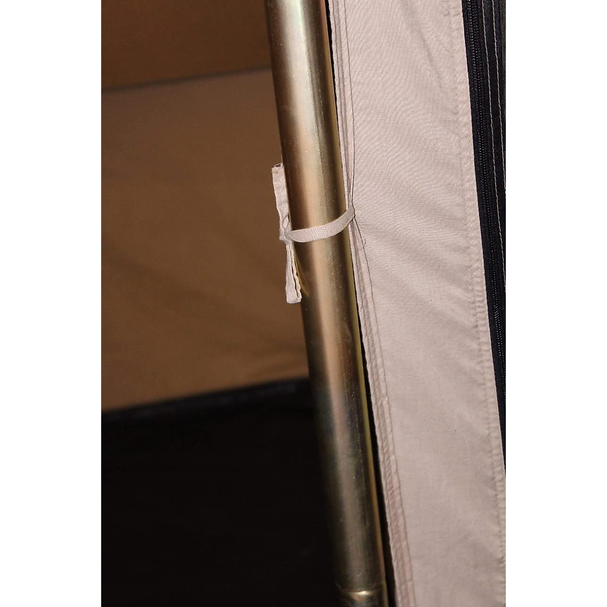 WHITEDUCK Inner Tents for Canvas Bell Tent, Half 1/2 & Quarter ¼ Inner Tents, Tent Accessories, Inner Rooms, Separate Compartment (3M, 4M, 5M, 6M) (Quarter Inner 4M, Avalon Tent)