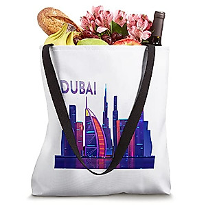 I love Dubai Souvenirs Tshirt- cute Dubai monument Art Tote Bag