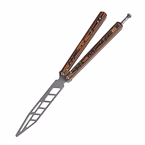 Andux Flip Tool CSGO Titanium Lightweight with Holes for Training CS/HDD40 Maple Yellow