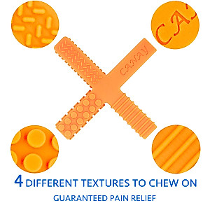 Sensory Chew Stick Toys for Kids, Boys & Girls – Designed for Autism, Teething, Chewing, ADHD, SPD, Oral Motor Needs- Silicone Teether Toy (2 Pack)