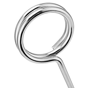 SEHOI 14 Pack Ring-Clip Table Number Holder, 12 Inches Tall Place Card Holder, Stainless Steel Number Stand Restaurant Table Cardholder for Photos, Memo Notes, Food Signs, Silver
