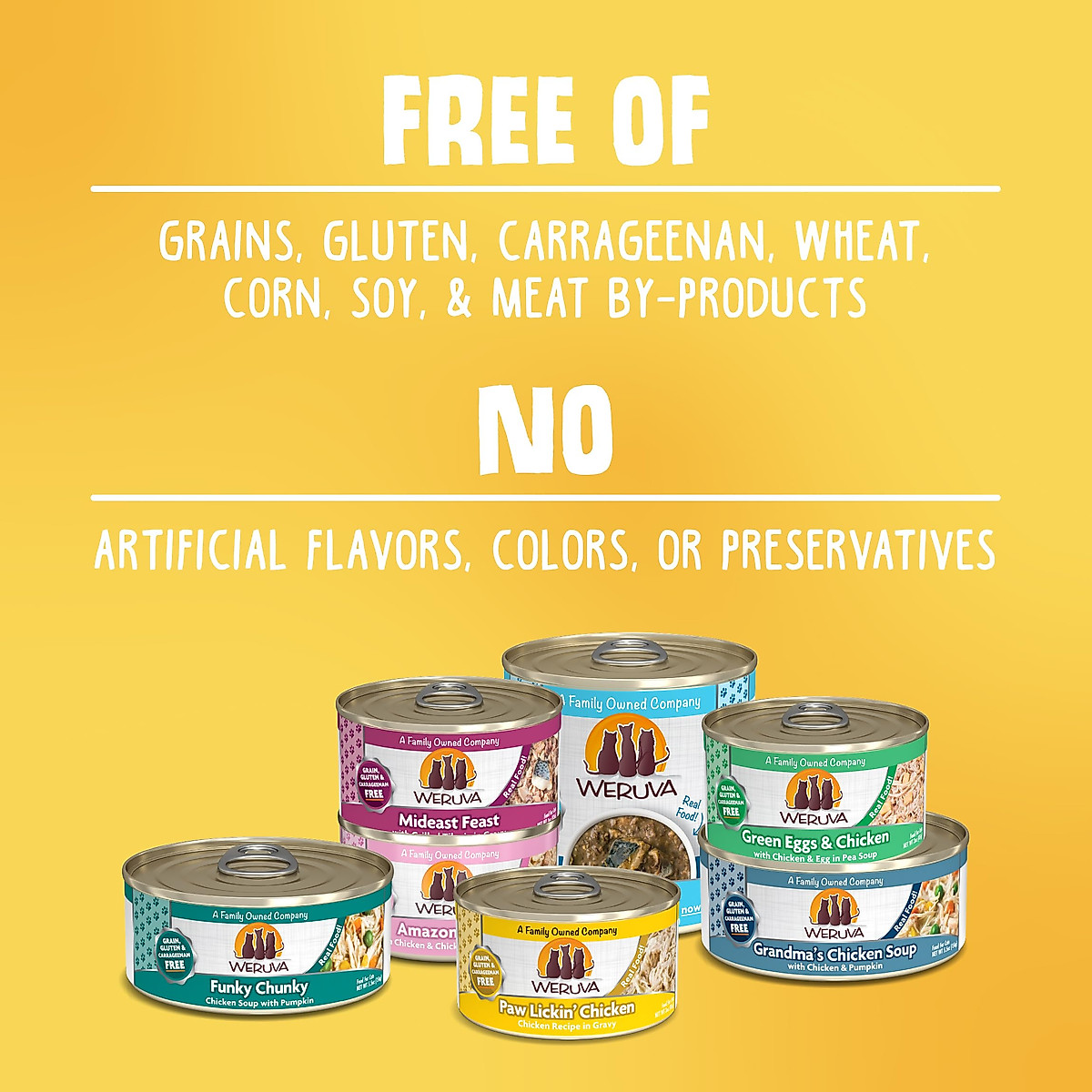 Weruva Classic Cat Food, Green Eggs & Chicken with Chicken Breast & Egg in Pea Soup, 3oz Can (Pack of 24)