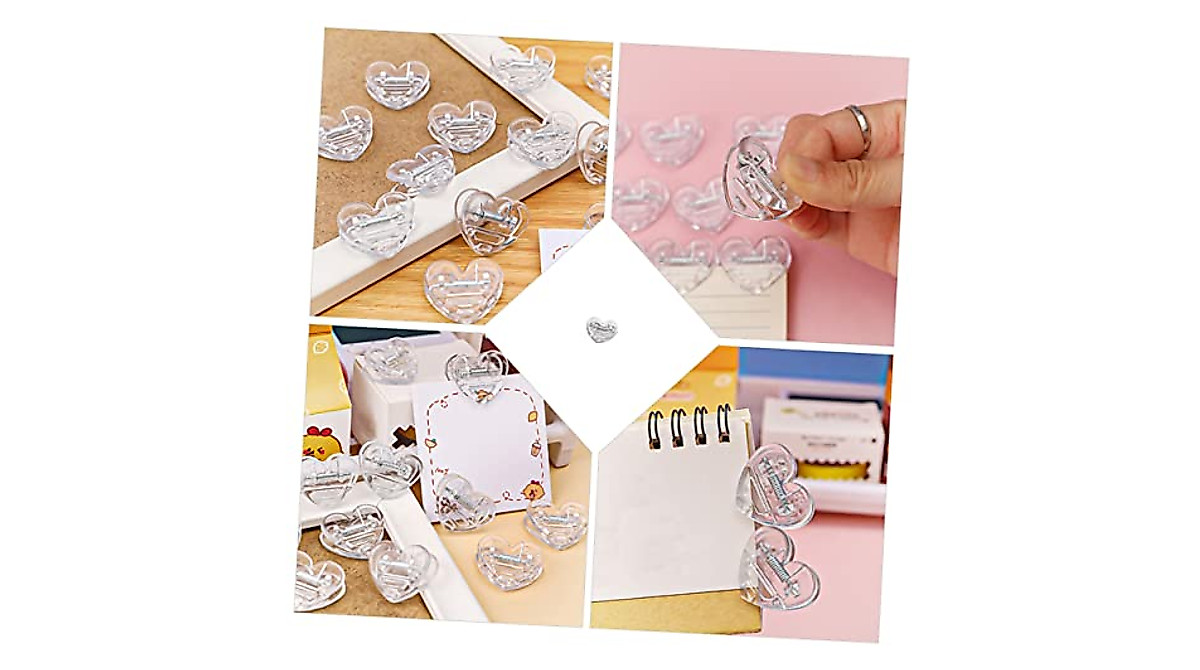 40 Pcs Transparent Heavy Duty Bag Clips: Food & Office Seal