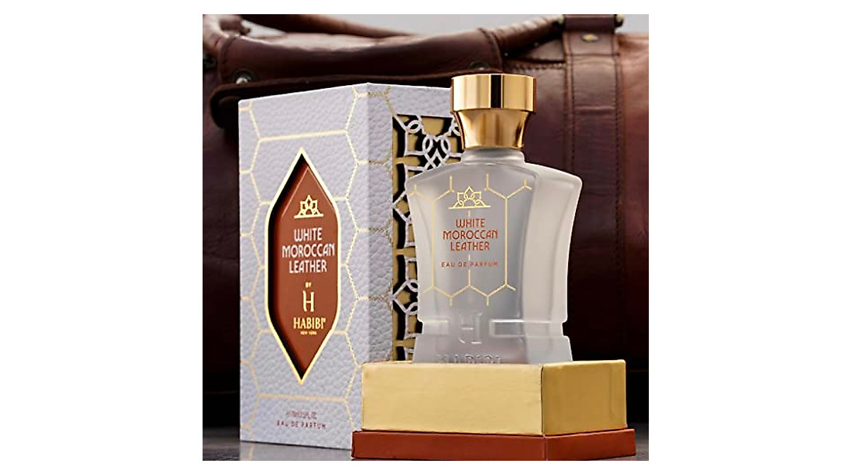 H HABIBI White Moroccan Leather Eau de Parfum for Men - Long-Lasting ...