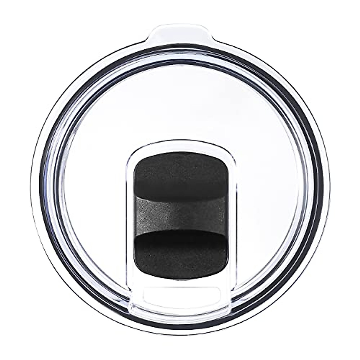 30oz Magnetic Tumbler Lid, Black Tumbler Replacement Lid Compatible with Yeti Rambler Old Style Rtic Ozark Trail and More for Yeti Coffee Cup Lid 30oz BPA Free