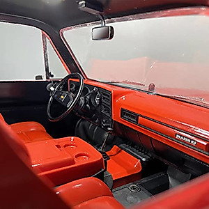 RC Car Full Interior Body Shell Cab Seat Kit for 1/10 RC Crawler Car Traxxas TRX4 1979 Blazer G161KR(Red)
