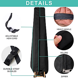 Rowing Machine Cover, Durable 600d Oxford Fabric Sports Rowing Machine Protective Covers with Zip and Drawstring,Waterproof,Dustproof and Breathable,Black,83" Lx24 Wx22”H