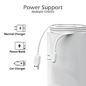 Elfzone Portable Baby Bottle Warmer - 40-50 Degrees Adjustable - Smart Travel Bottle Heater for Breastmilk Milk Water, Fast Milk Warmer for Baby, Blue, 40-50℃ Adjustable