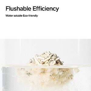 pidan Mix Cat Litter,Tofu Cat Litter with Bentonite,Absorbent and Fast Drying,Flushable Tofu Litter,Selected Quality Pea Dregs,5-Fold Water Absorption,Strong Clumping (5.3lb×1bag)