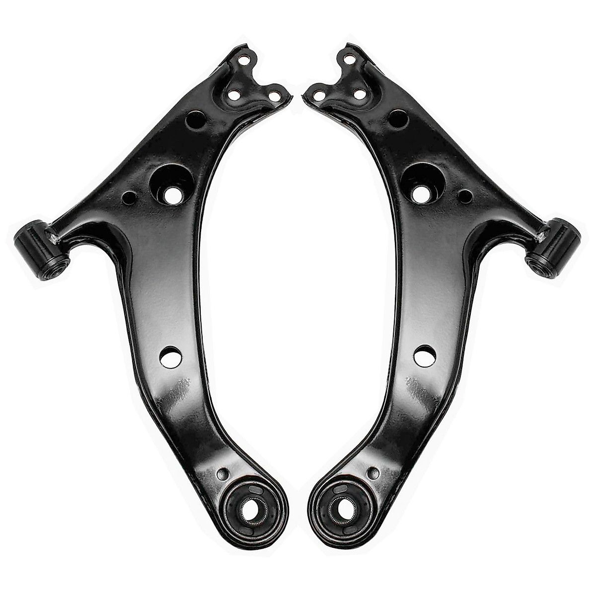 Detroit Axle - Front End 12pc Suspension Kit for Toyota Corolla Chevrolet Geo Prizm, 2 Lower Control Arms 2 Ball Joints 4 Inner & Outer Tie Rods 2 Boots 2 Sway Bars Replacement