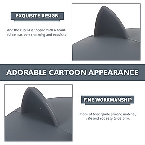 3pcs Cup Lid Silicone Lids for Cups Coffee Mug Lid Glass Coffee Tumbler Silicone Mug Cover Cup Seal Lid Glass Tea Cups Leak-proof Bottle Lid Wide Mouth Suction Bowl