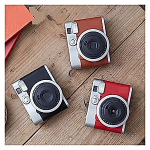 Digital Camera Mini 90 Neo Classic Camera Instant Cameras Black/Brown Digital Camera Photography (Size : Camera, Color : B)
